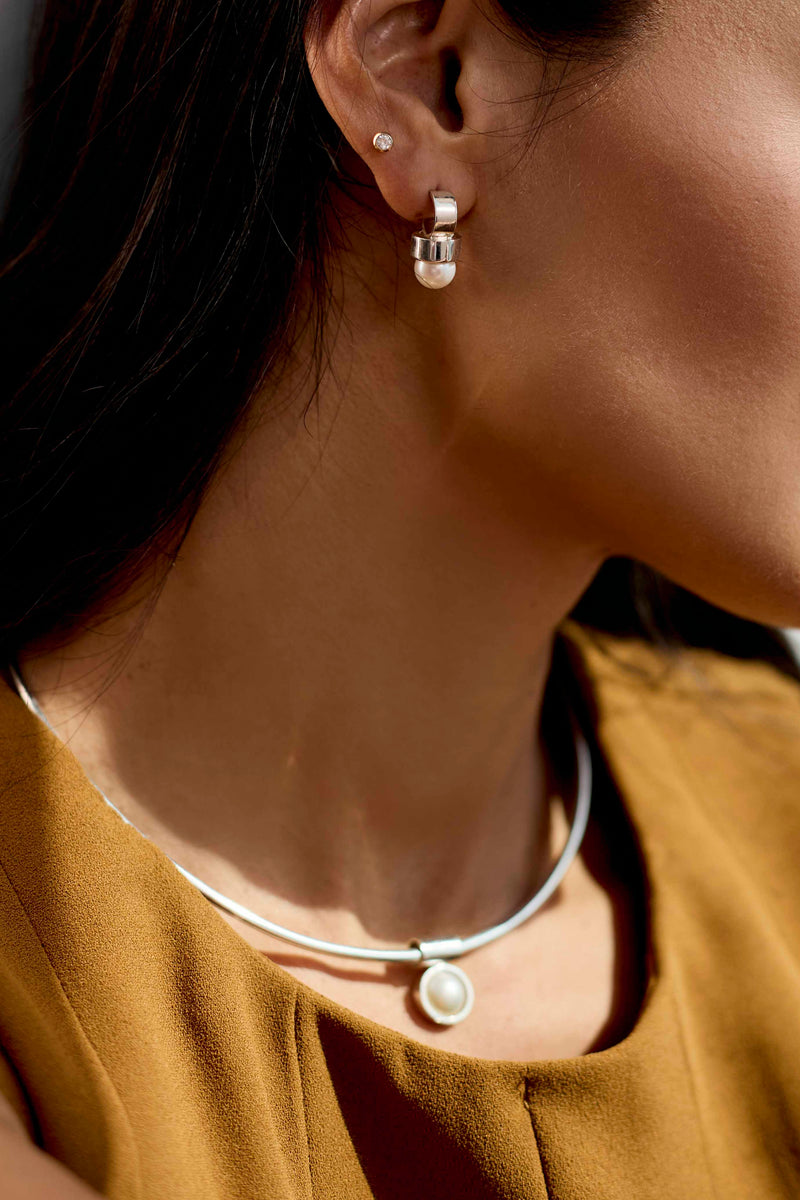 Silver Classic Huggies – iloni