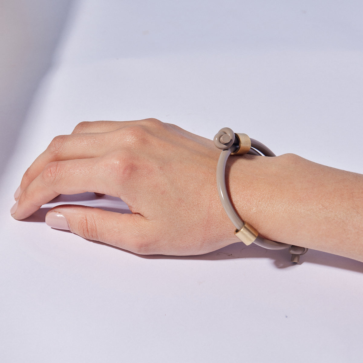 Brass Knotted Bangle – iloni